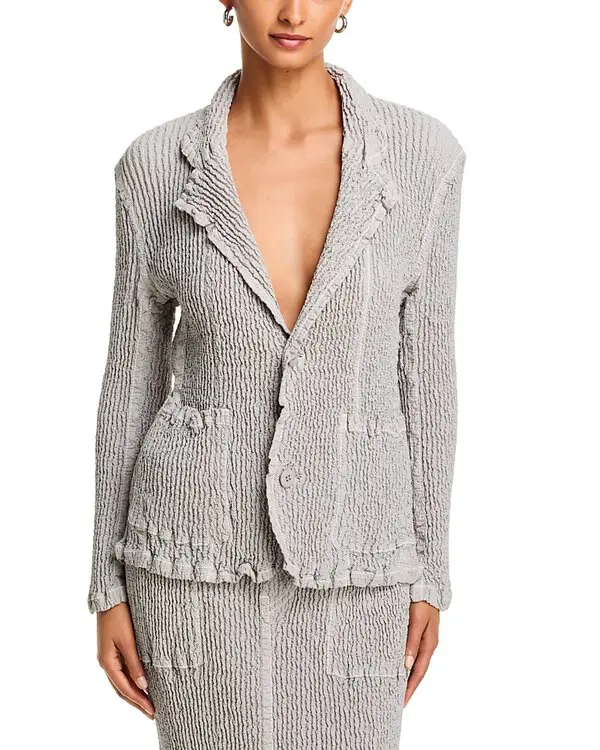 Issey Miyake Wavelet Textured Jacket