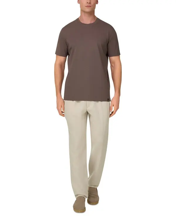 Boggi Milano City Linen Trouser Pants - Sand