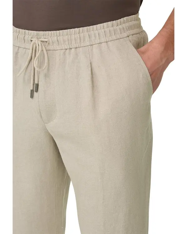 Boggi Milano City Linen Trouser Pants - Sand