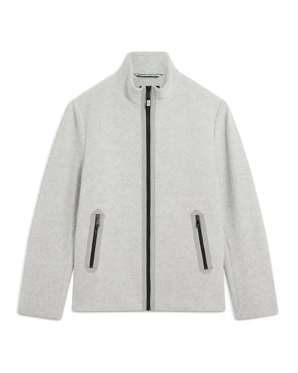 Ted Baker London Domnico Zip-up Fleece Jacket