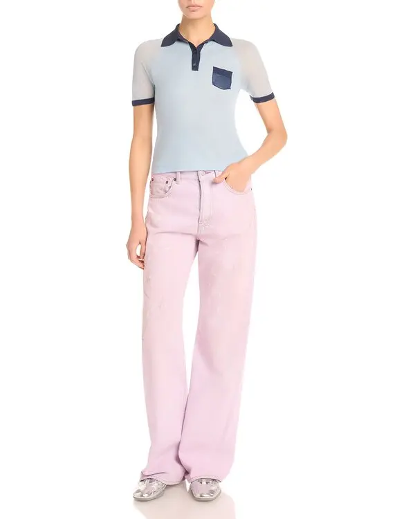 Acne Studios Knit Polo Shirt