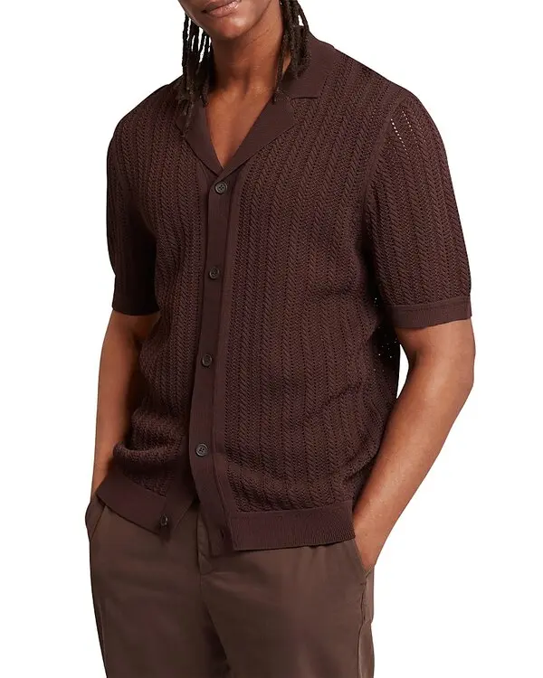 Ted Baker London Textured Knit Shirt