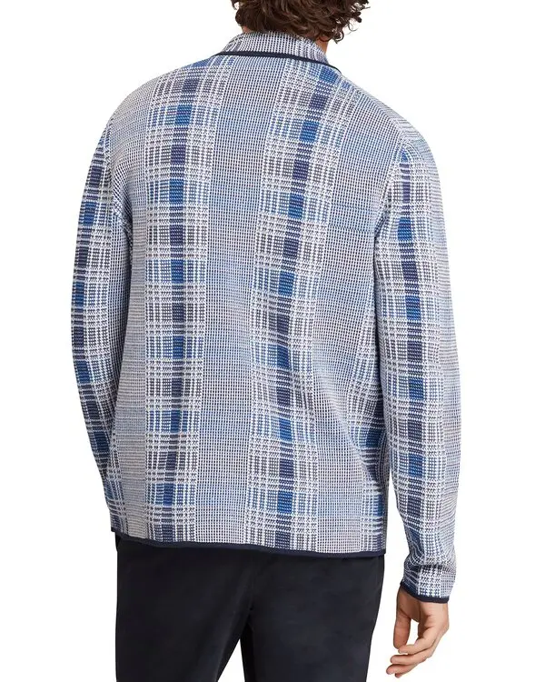 Ted Baker London Check Stitch Button Jacket