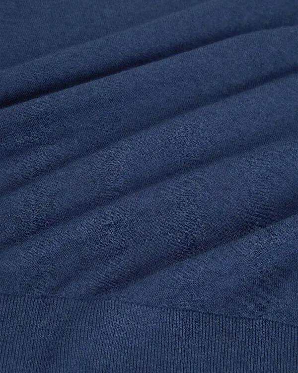 Ted Baker London Yaen Regular Fit Linen Blend Sweater - Mid Navy