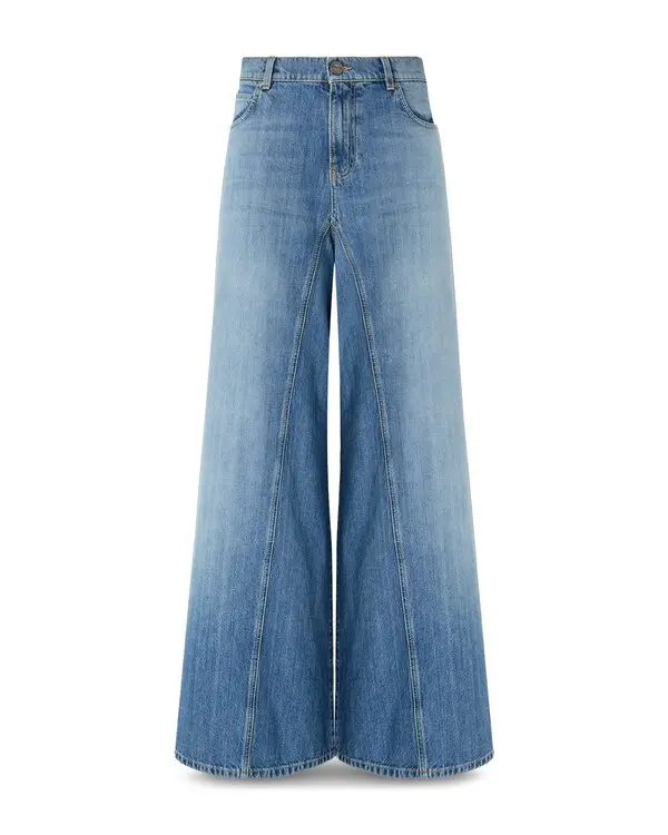 Pinko Low Rise Wide Leg Jeans