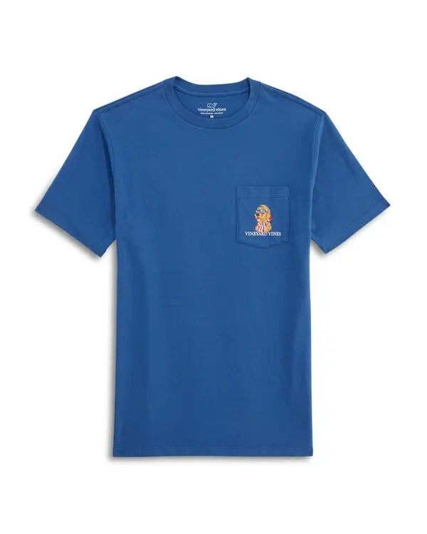Vineyard Vines Feel This Good America Dog Graphic T-shirt