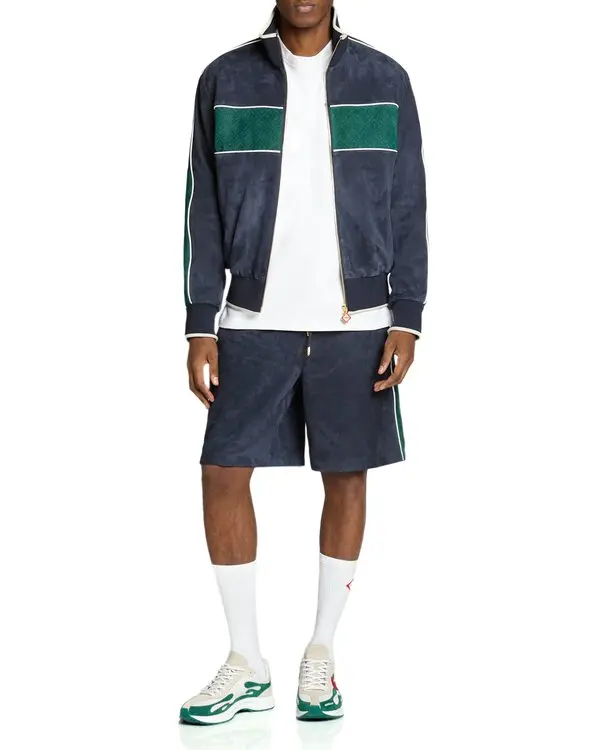 Casablanca Stand Collar Bold Stripe Track Jacket
