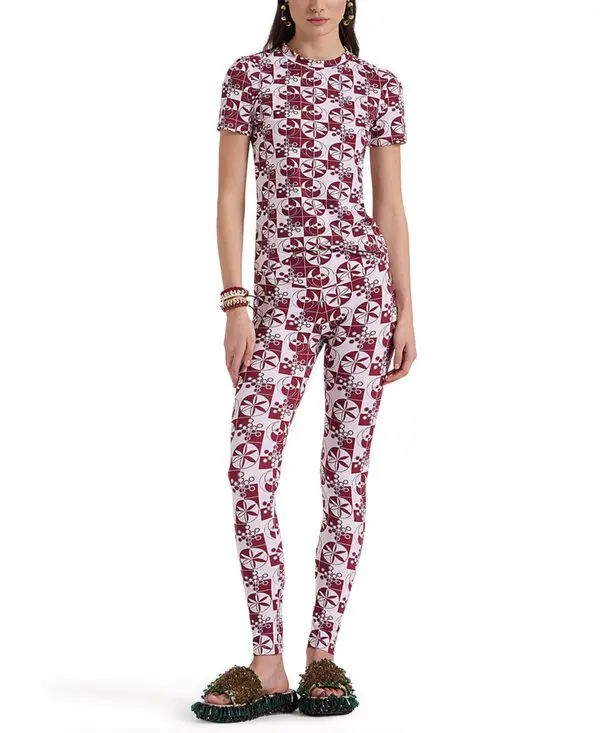 La DoubleJ Magica Leggings - Eclipse Bordeaux