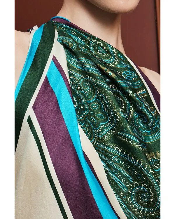 ALEMAIS Joni Silk Scarf