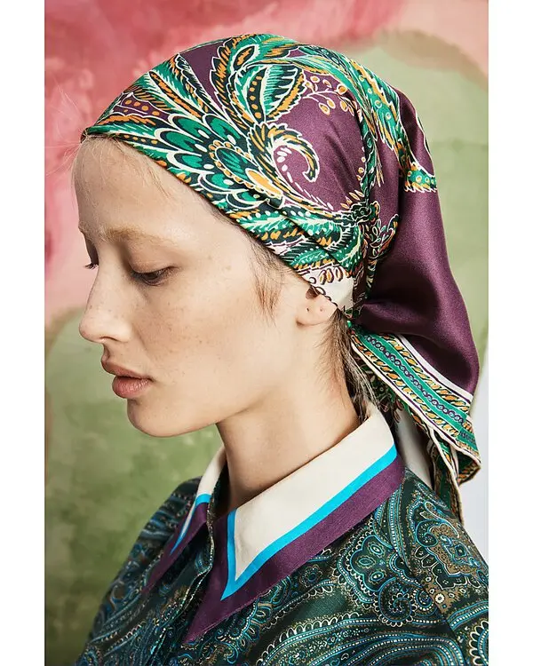 ALEMAIS Ruthie Silk Scarf - Multi