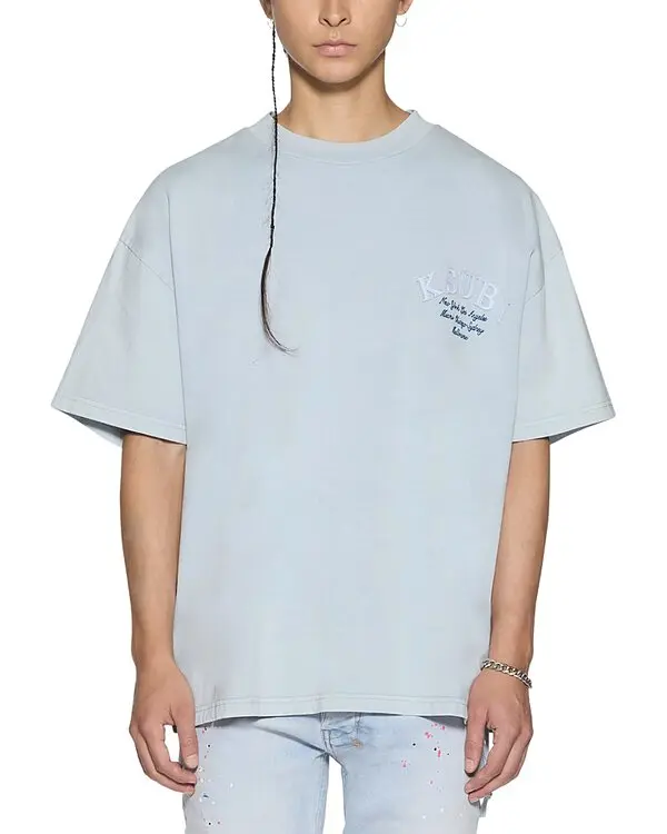 Ksubi Stellar Ekcess Ice Mist Logo T-shirt