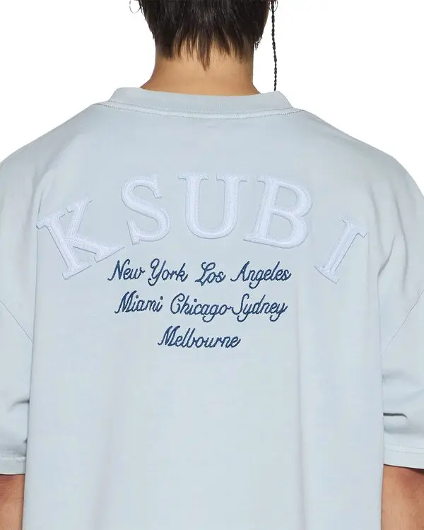 Ksubi Stellar Ekcess Ice Mist Logo T-shirt