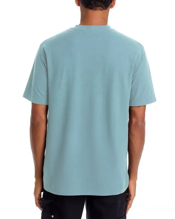 Stone Island Cotton Compass Patch Tee - Dust
