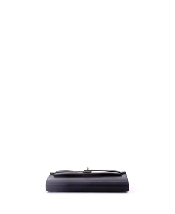 Hermès Kelly To Go Wallet Chevre Chamkila - Black