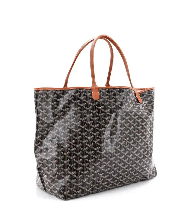 Goyard Pm Saint Louis Tote Coated Canvas - Brown