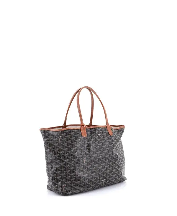 Goyard Pm Saint Louis Tote Coated Canvas - Black