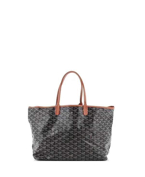 Goyard Pm Saint Louis Tote Coated Canvas - Black