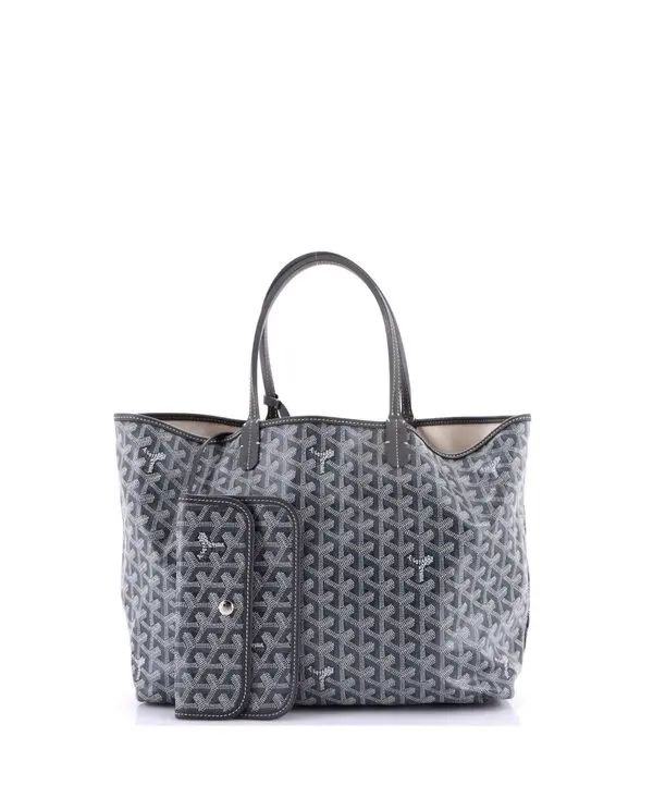 Goyard Pm Saint Louis Tote Coated Canvas - Gray