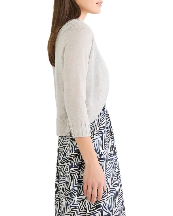 NIC+ZOE Red Bolero Cardigan Sweater - Silver Whisp