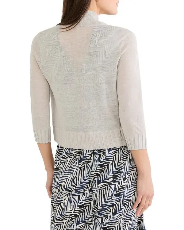 NIC+ZOE Red Bolero Cardigan Sweater - Silver Whisp