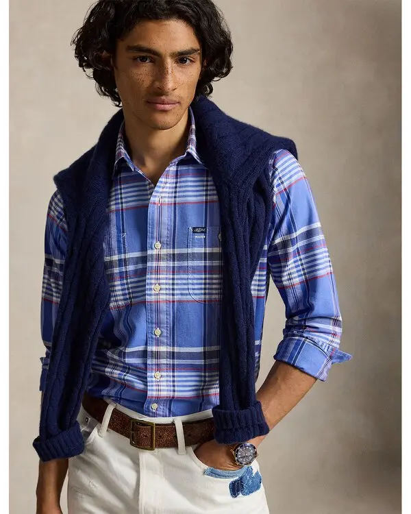 Polo Ralph Lauren Classic Fit Plaid Oxford Workshirt