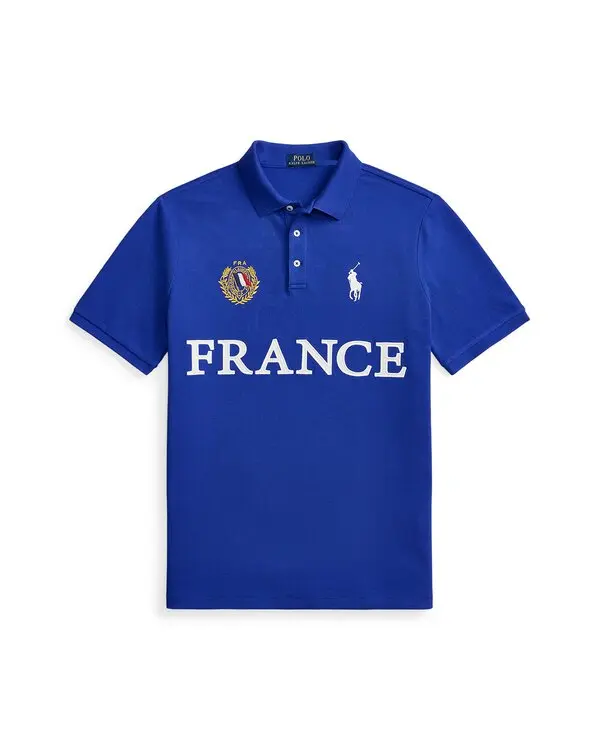 Polo Ralph Lauren Classic Fit France Polo Shirt - Royal