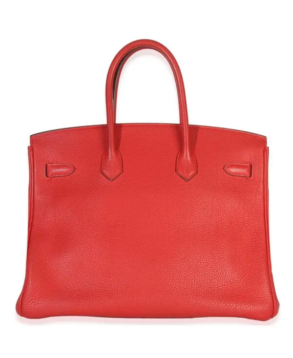 Hermès Birkin 35 Leather Handbag - Red