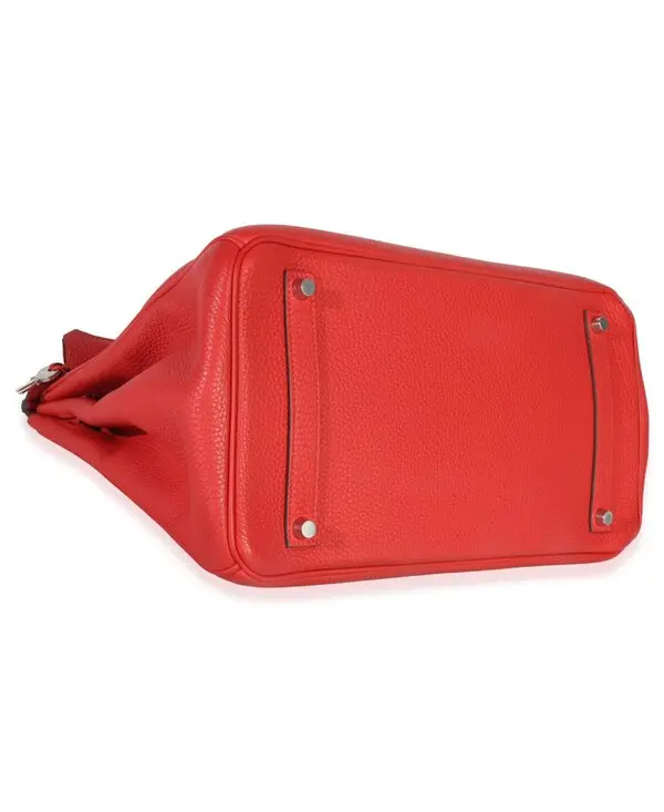 Hermès Birkin 35 Leather Handbag - Red