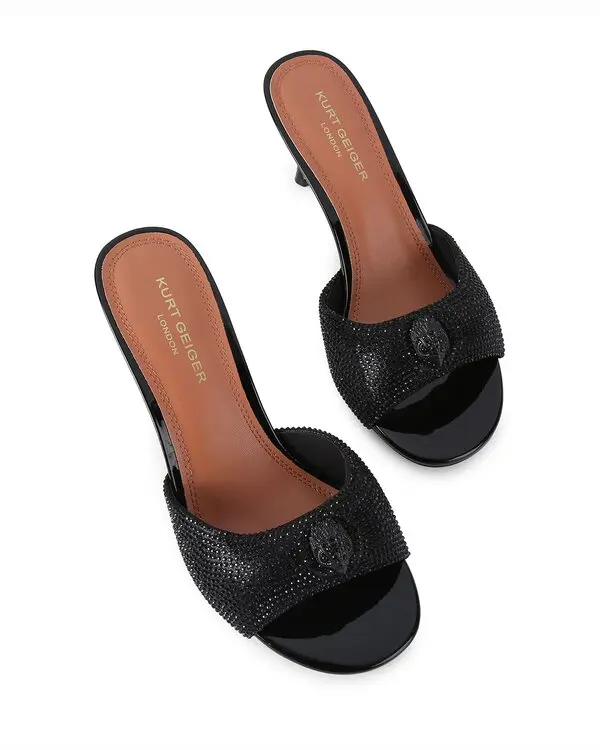 Kurt Geiger Embellished High Heel Mules