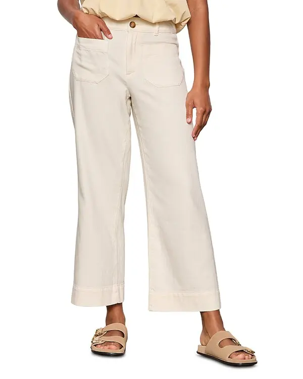 Sanctuary Soft Marine Wide Leg Crop Pants