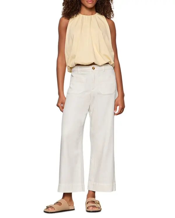 Sanctuary Soft Marine Wide Leg Crop Pants