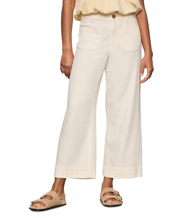 Sanctuary Soft Marine Wide Leg Crop Pants