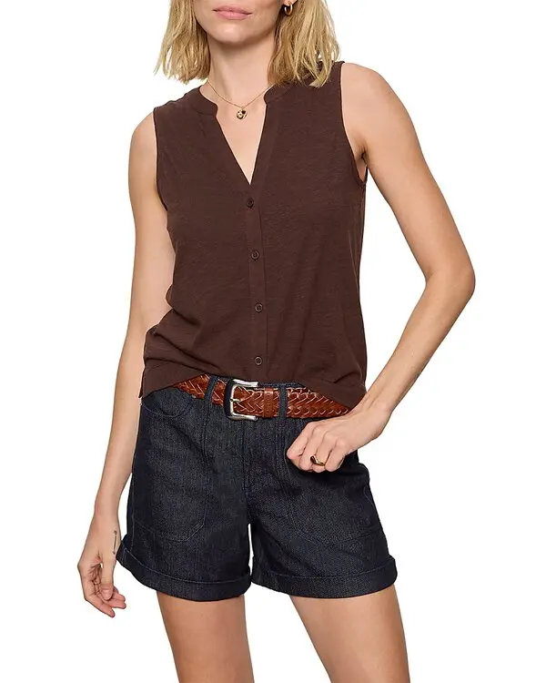 Sanctuary Button Front Tank Top