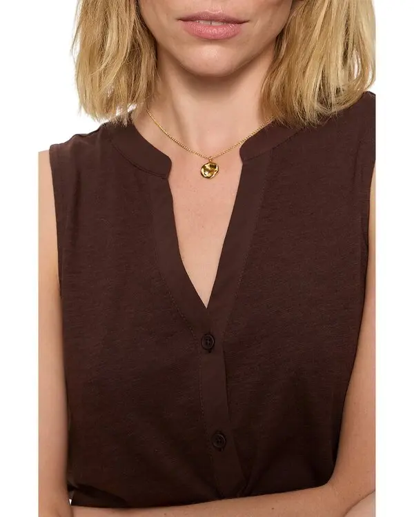 Sanctuary Button Front Tank Top