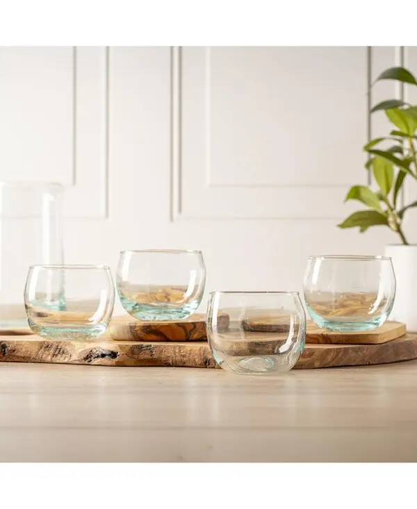 VERVE CULTURE Stemless Wine Goblets Set Of 4