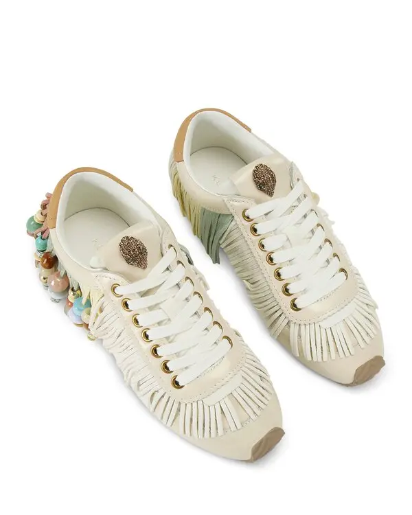 Kurt Geiger Islington Beaded Tassel Sneakers
