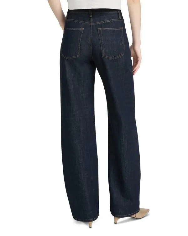 FRAME Off Duty Drawstring Bow High Rise Jeans