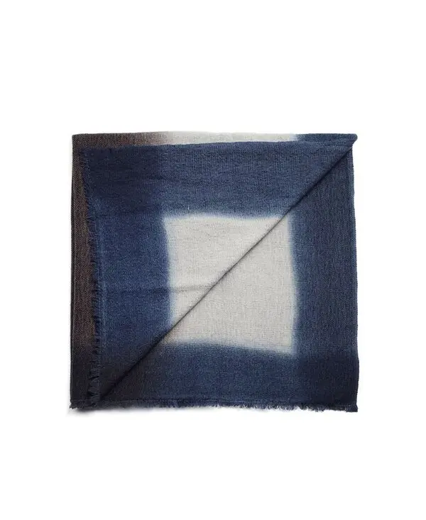 STUDIO VARIOUSLY Moonstruck Handloom Handspun Merino Throw - Blue