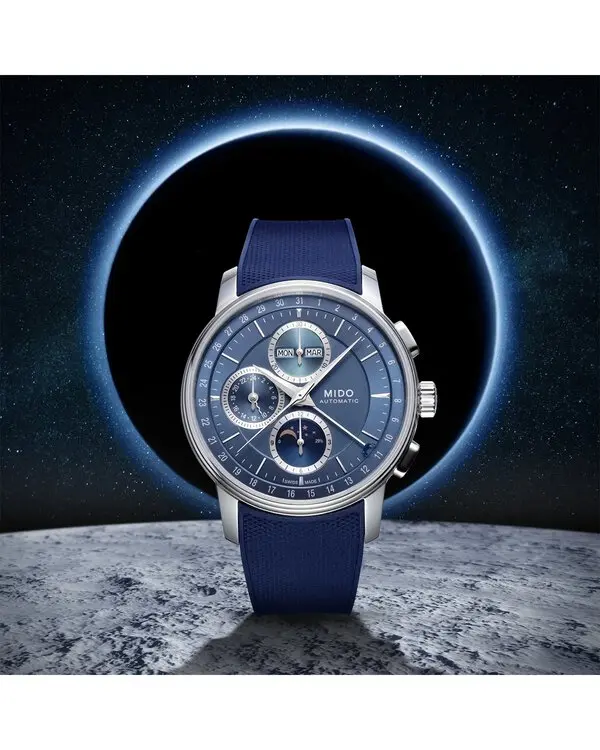 MIDO Baroncelli Chronograph Moonphase Watch
