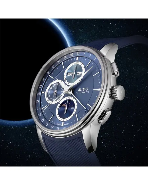 MIDO Baroncelli Chronograph Moonphase Watch