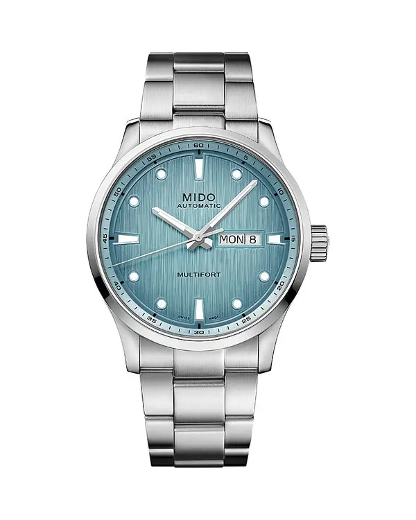 MIDO Multifort Automatic Chronometer Watch - Blue