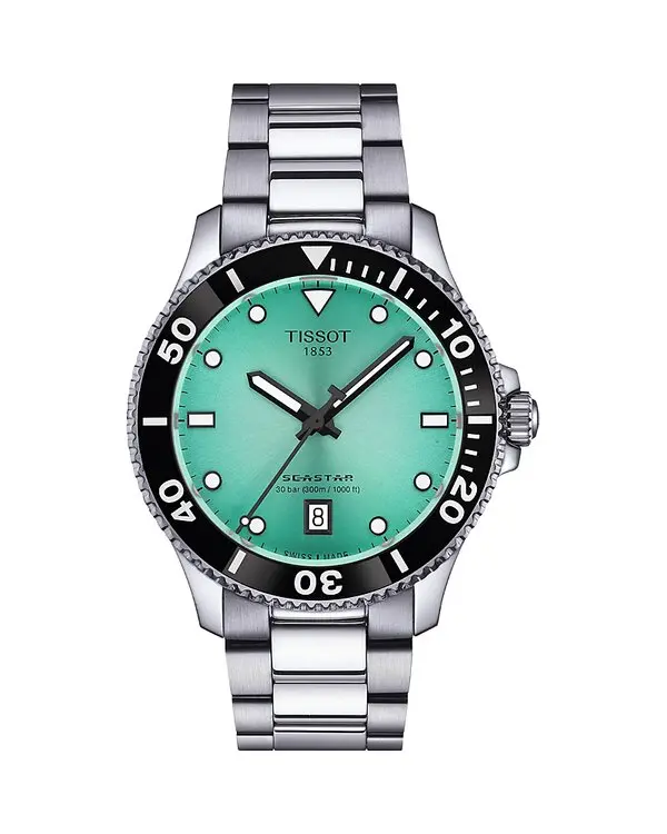 TISSOT Seastar 1000 Quartz Watch - Turquoise