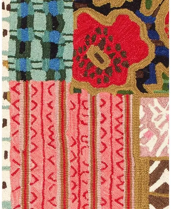 DASH & ALBERT Dash Albert Annie Selke Da1973 Elm Patchwork Area Rug, 5'0x8'0