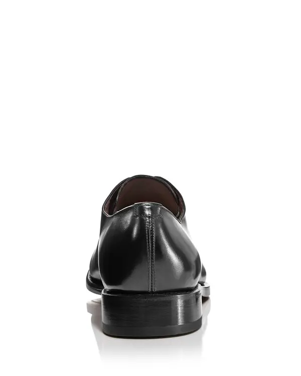 FERRAGAMO Angiolo Leather Plain Toe Oxfords