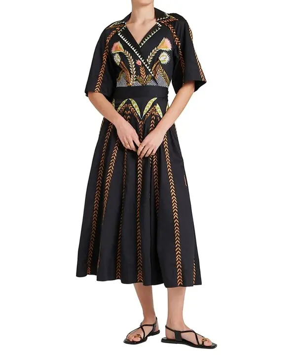 TEMPERLEY LONDON Juniper Wrap Dress - Black
