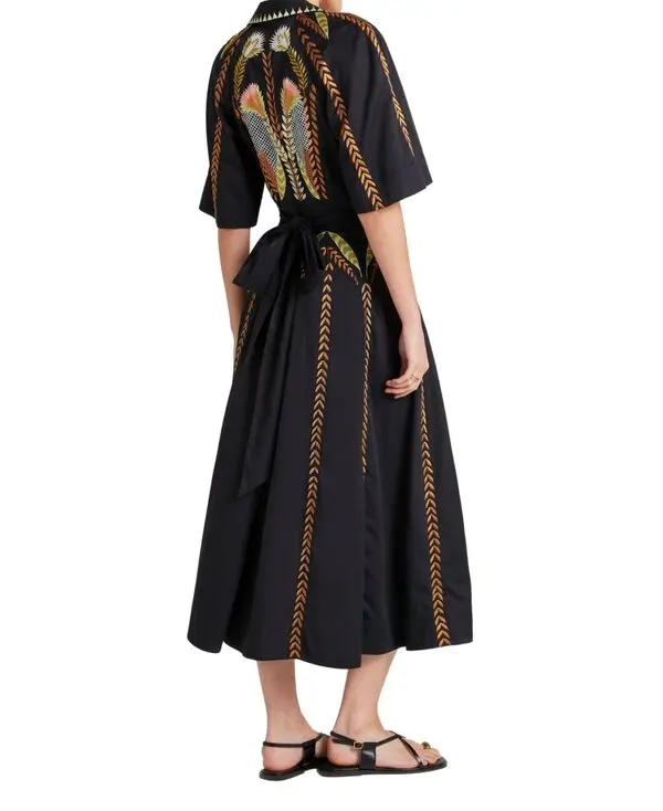 TEMPERLEY LONDON Juniper Wrap Dress - Black