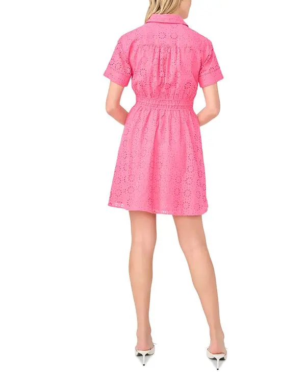 CECE DUPRAZ Drawstring Waist Mini Dress