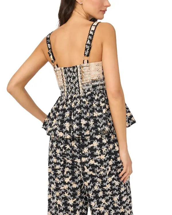 CECE DUPRAZ Peplum Tank