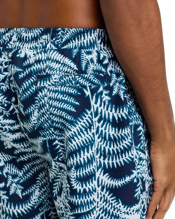 Hugo Calala 5" Swim Shorts With Tropical Print