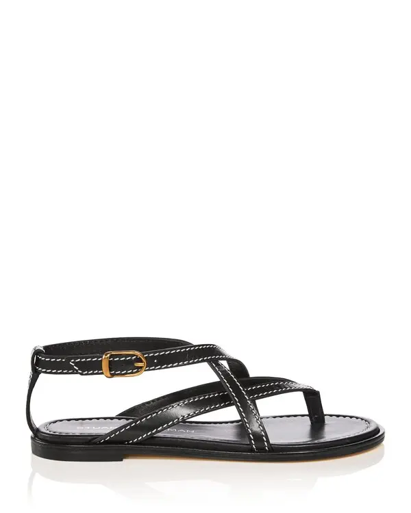 STUART WEITZMAN Park Strappy Sandals - Black